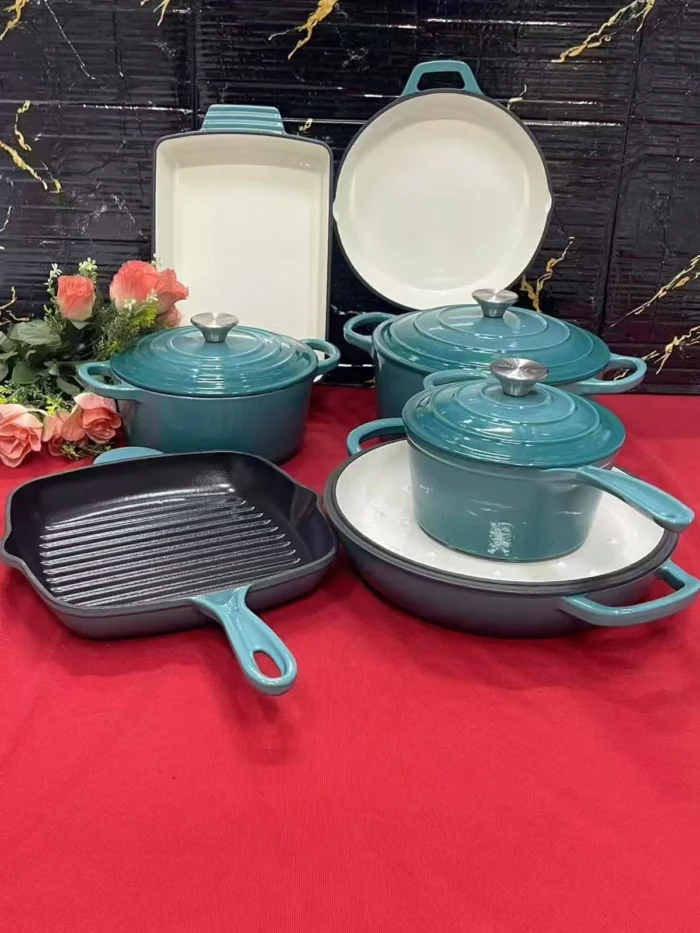 11-piece cast iron cookware set | Smart Enterprise