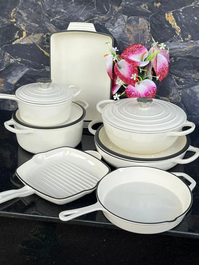 11-piece cast iron cookware set | Smart Enterprise