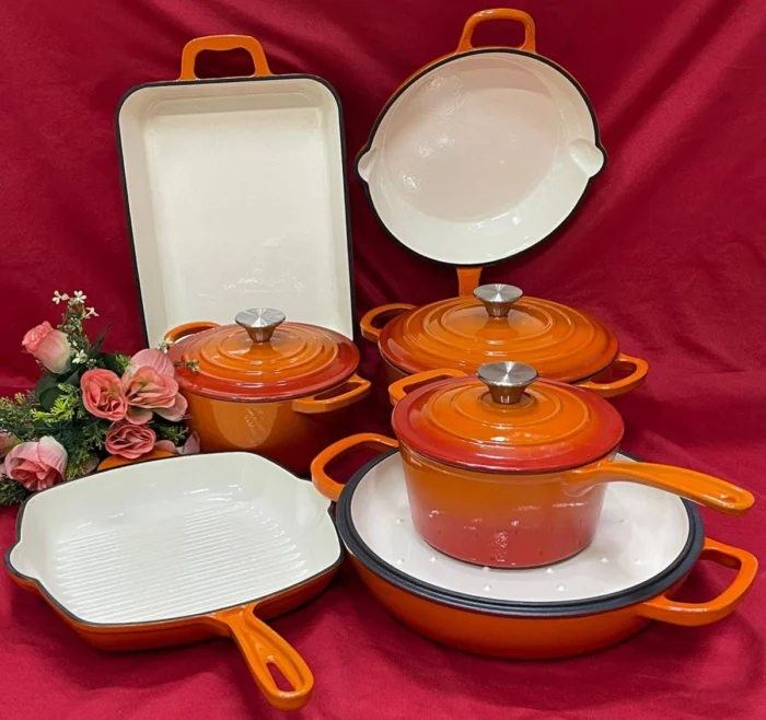 11-piece cast iron cookware set | Smart Enterprise