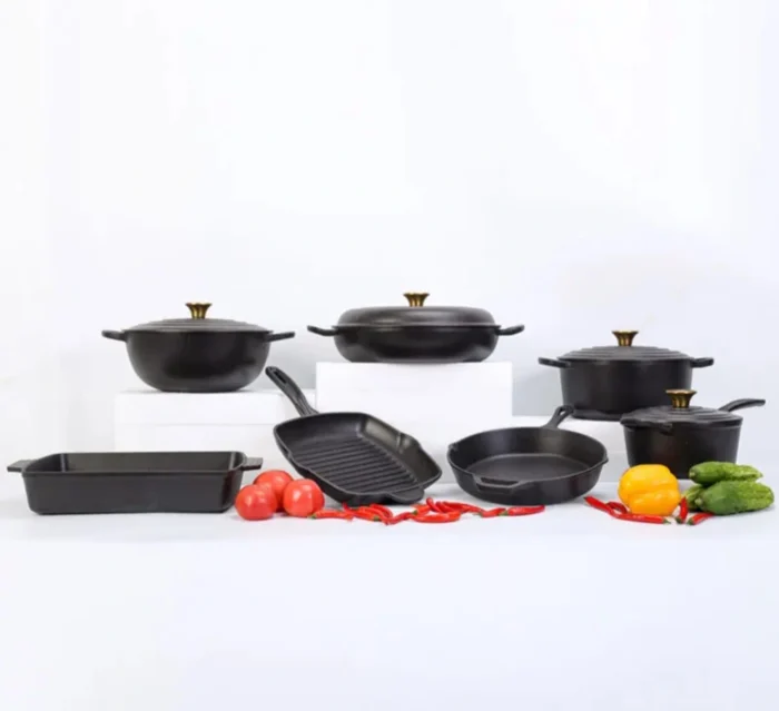 11-piece cast iron cookware set | Smart Enterprise
