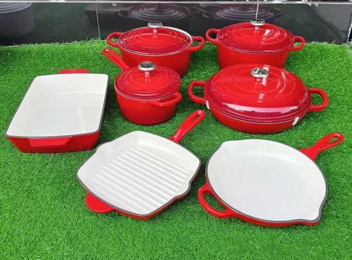 11-piece cast iron cookware set | Smart Enterprise