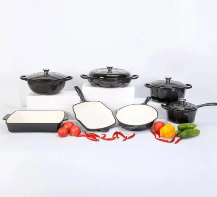 11-piece cast iron cookware set | Smart Enterprise